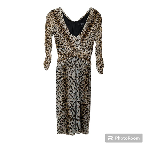 Tadashi Collection | Dresses | Tadashi Collection Mesh Cheetah Print ...